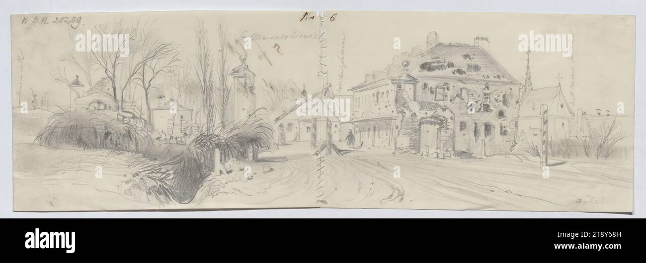 The St. Marx line after the struggle in October 1848, Carl Anton Goebel ...