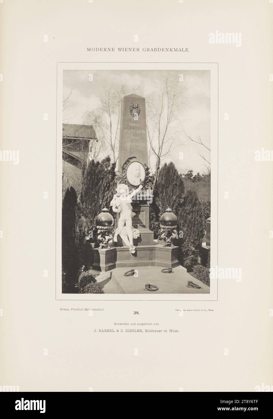 Modern viennese grave monuments hi-res stock photography and images - Alamy