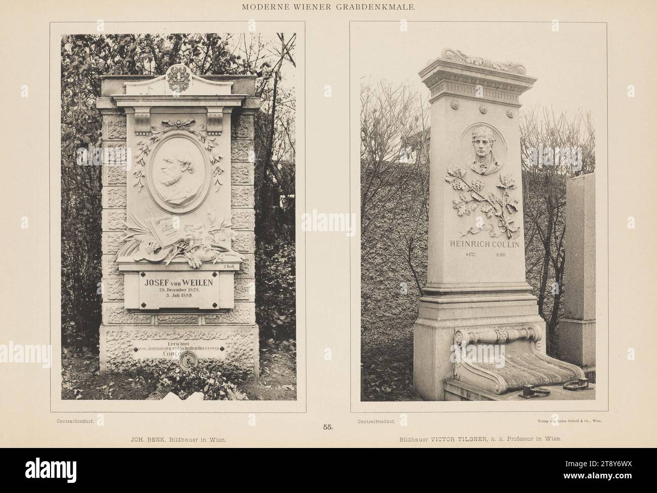 Modern viennese funerary monuments hi-res stock photography and images ...