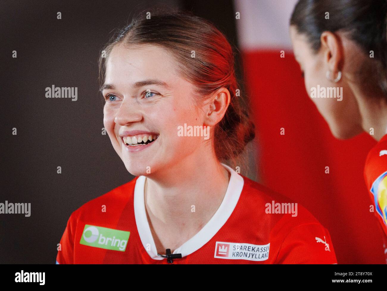 Emma Friis, left, and Elma Halilcevic during the womens national ...