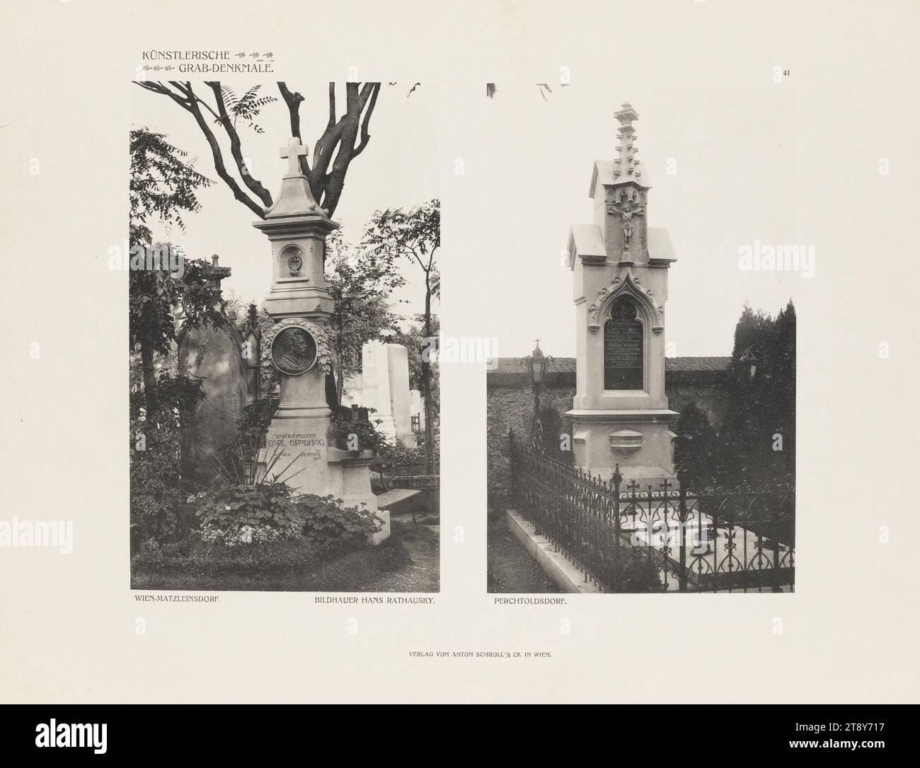 Grave monument carl brodhag hi-res stock photography and images - Alamy