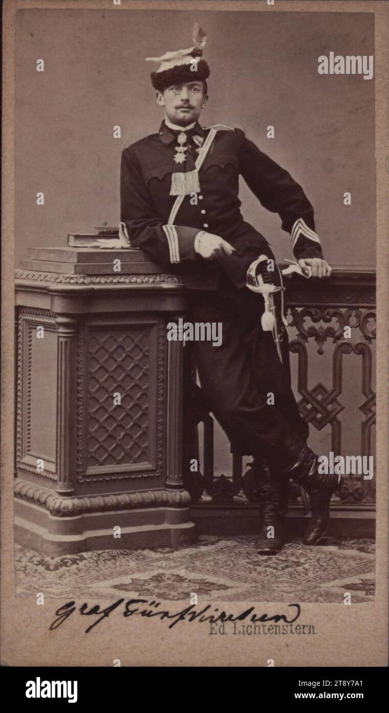 Graf Fünfkirchen, Edmund Wilhelm Lichtenstern, photo studio, Date ...