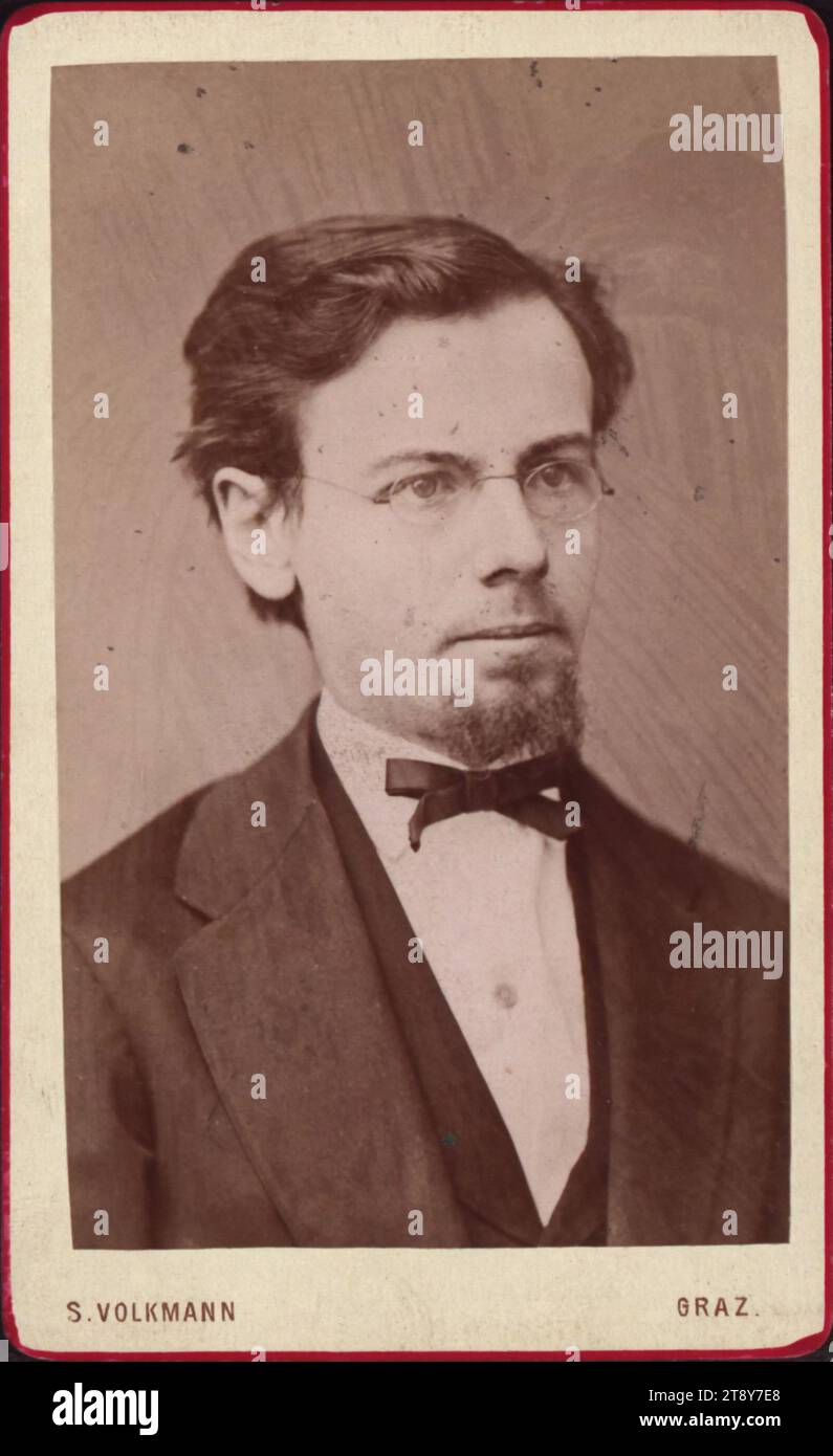 Peter Rosegger (1843-1918), writer, Samuel Volkmann, Photographer, 04. ...