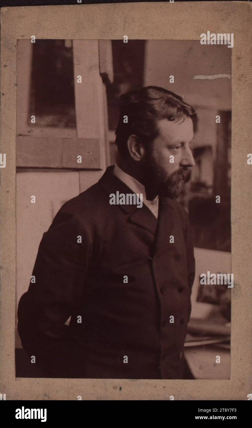 Adolf Ditscheiner, painter, Unknown, Photographer, Date around 1885 ...