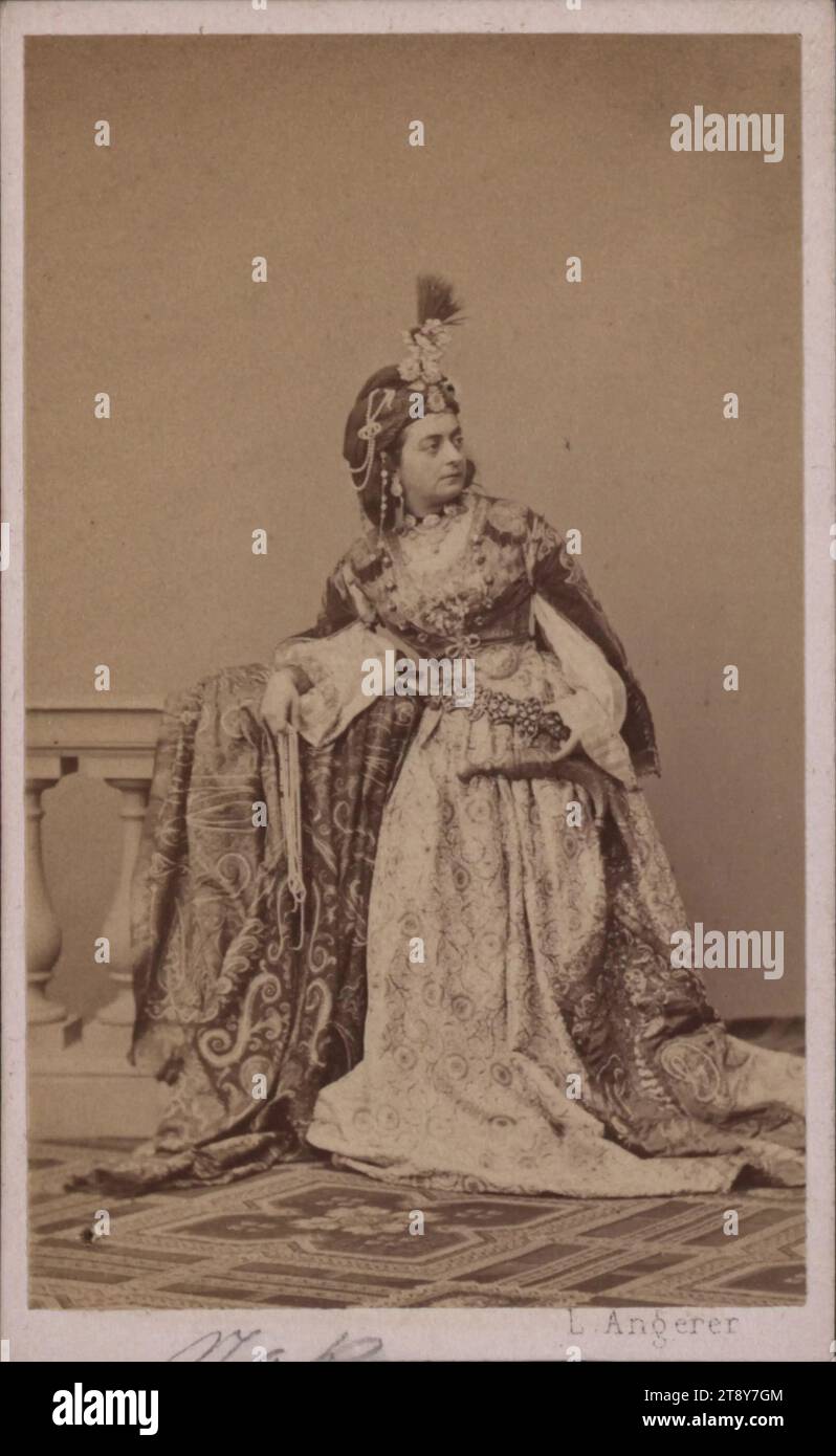 Countess Nákó, in 'oriental' costume, Ludwig Angerer (1827-1879 ...