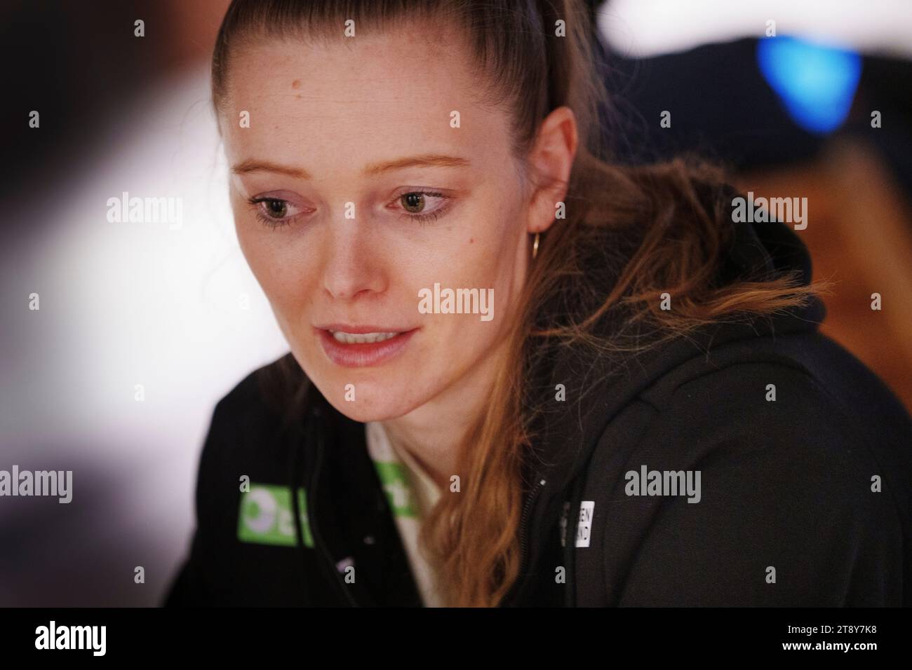 Anne Mette Hansen during the womens national handball teams media day ...