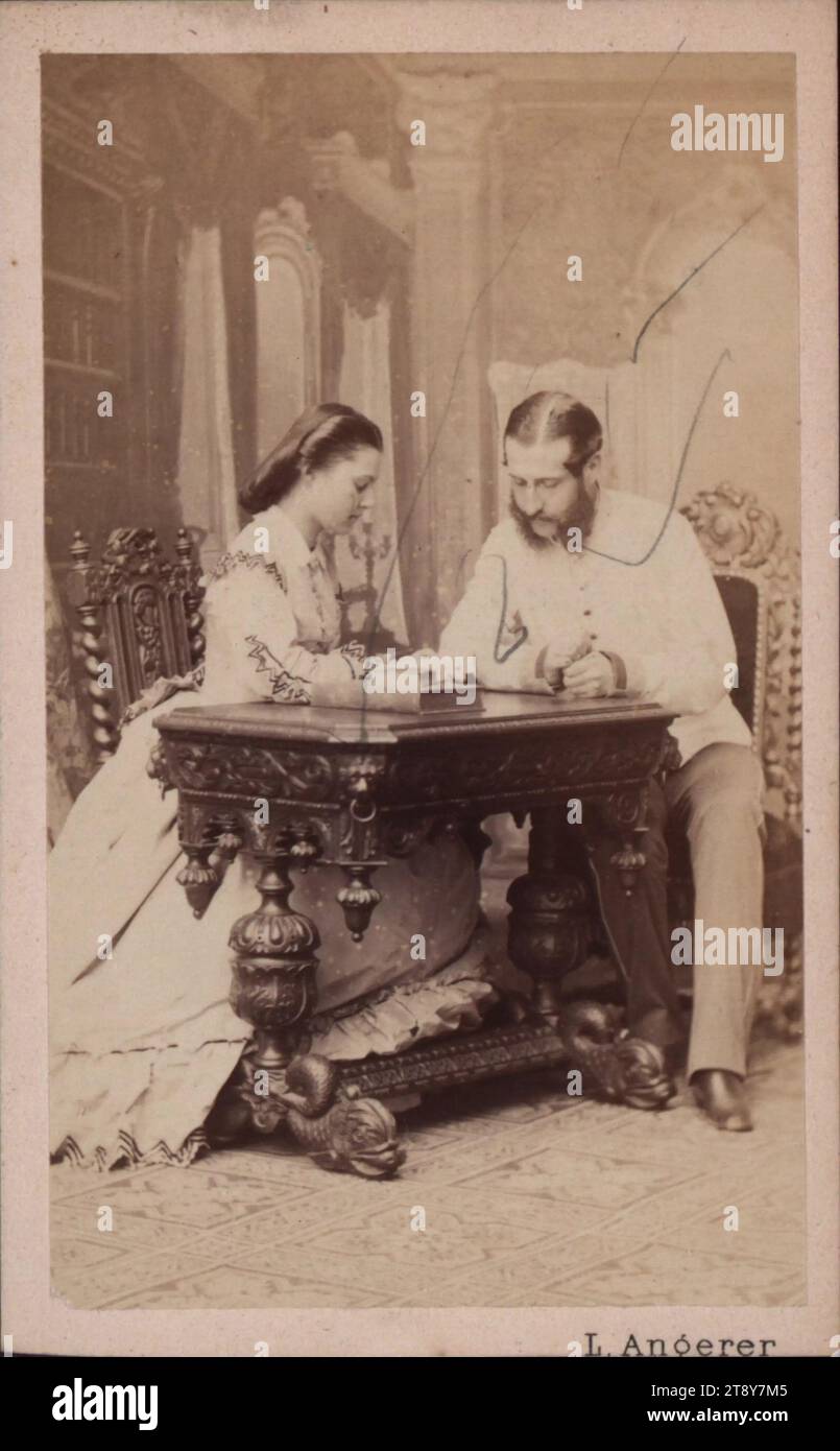 Joseph Karl Ludwig of Austria (1833-1905) and his wife Clothilde ...