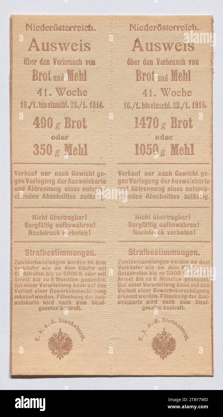 Food ration card hi-res stock photography and images - Alamy