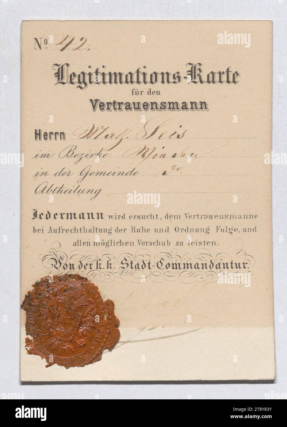 Vertrauensmann mathias seis hi-res stock photography and images - Alamy