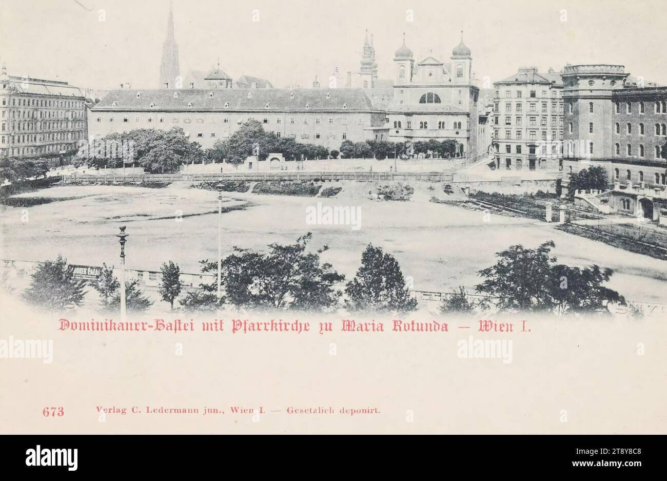Dominican bastion with parish church to Maria Rotunda - Vienna I., Carl ...