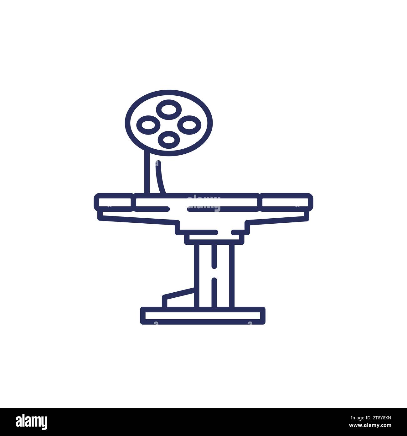 Operation bed Cut Out Stock Images & Pictures - Alamy