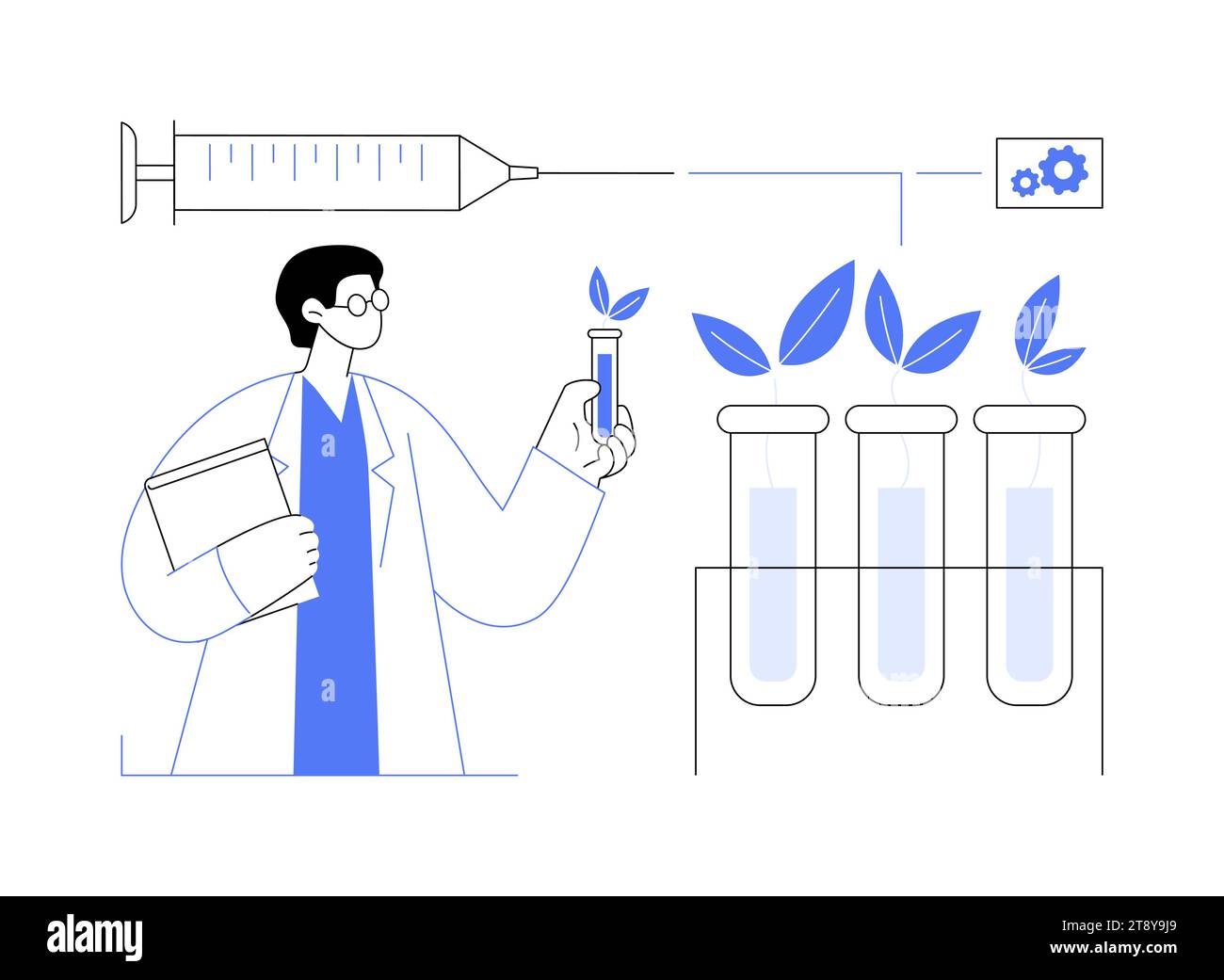 Plant breeding abstract concept vector illustration Stock Vector Image ...