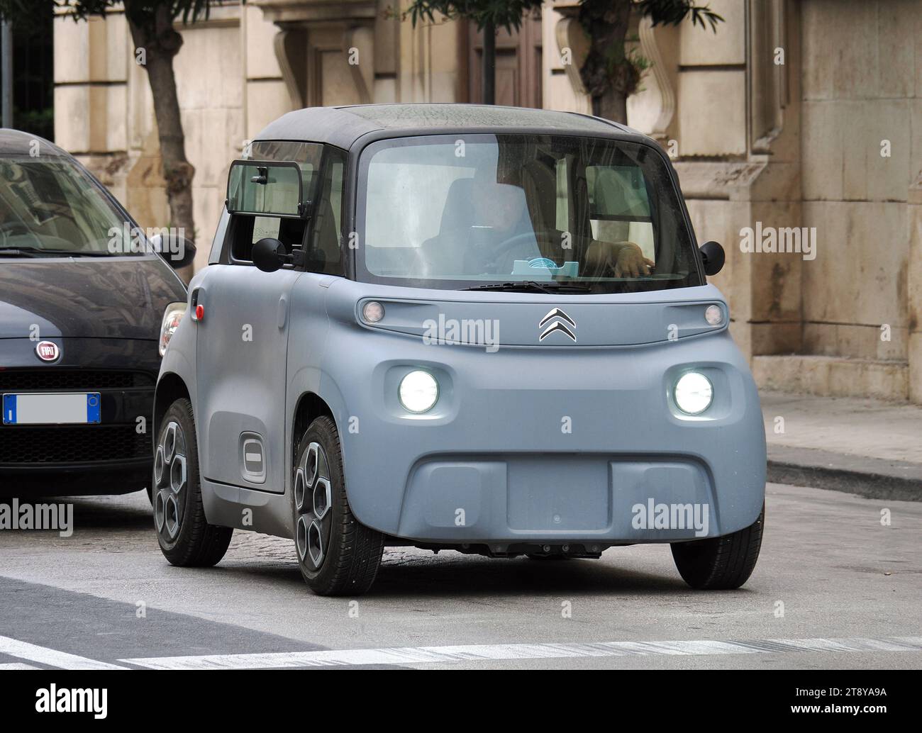 Citroën Ami electric microcar, Ortigia, Ortygia, Siracusa, Syracuse ...