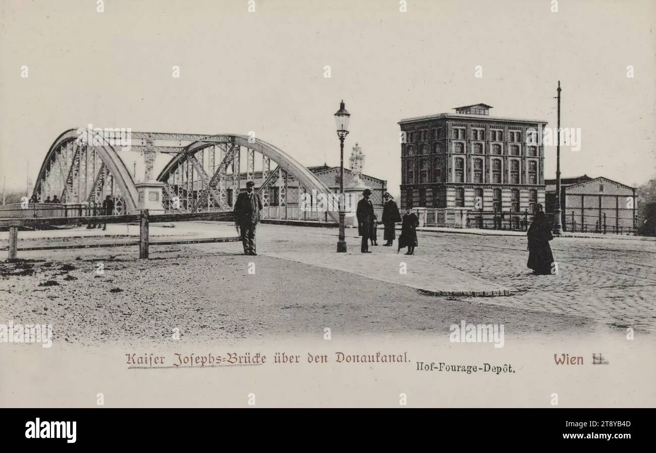 Danube Canal - Stadium Bridge (formerly Kaiser-Joseph-Bridge), picture ...