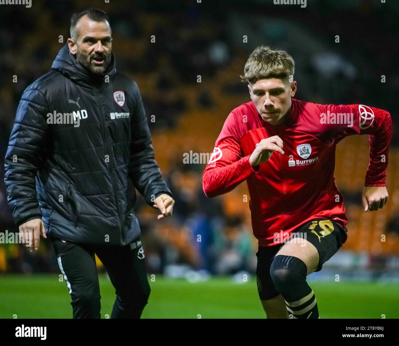 BRADFORD, UK. 21 November 2023. EFL TROPHY: Bradford City AFC v ...