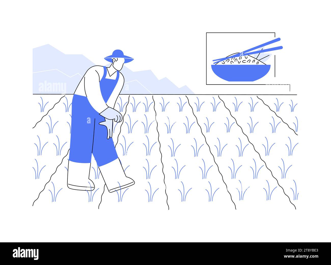 Rice processing Stock Vector Images - Alamy