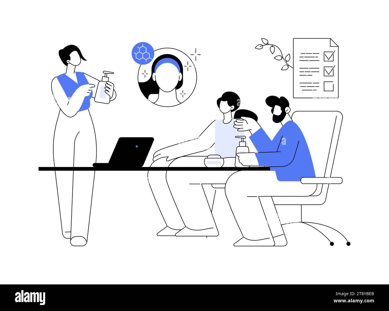 Cosmetic product marketing brief abstract concept vector illustration ...