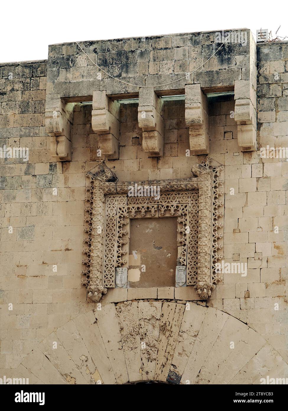 Porta Marina, city gate, Ortigia, Ortygia, Siracusa, Syracuse, Sicily ...