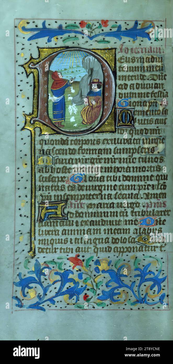 Book of Hours (Use of Rome), Annunciation to the shepherds, This pocket ...