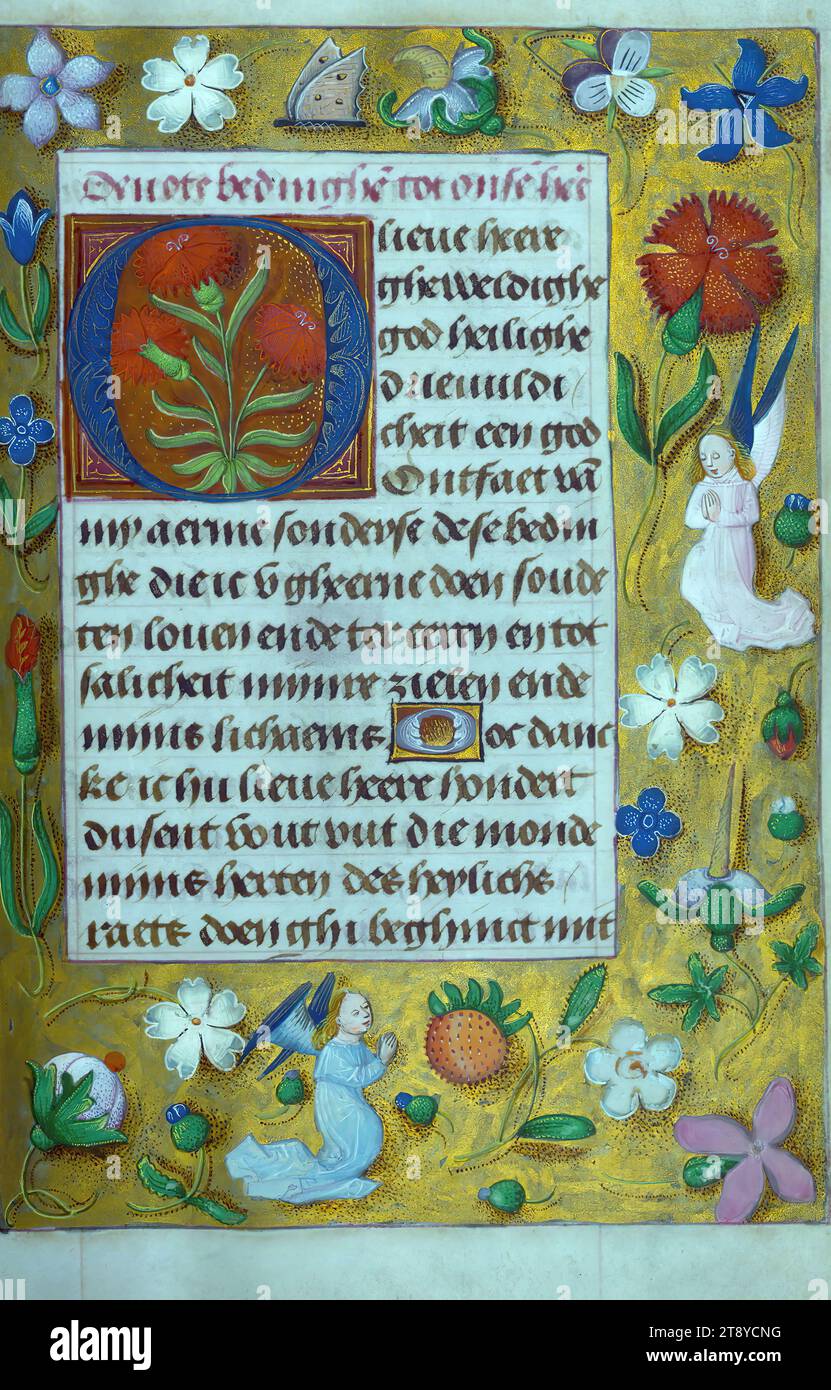 Prayer Book (Use of Rome), Initial O, This late fifteenth-century ...