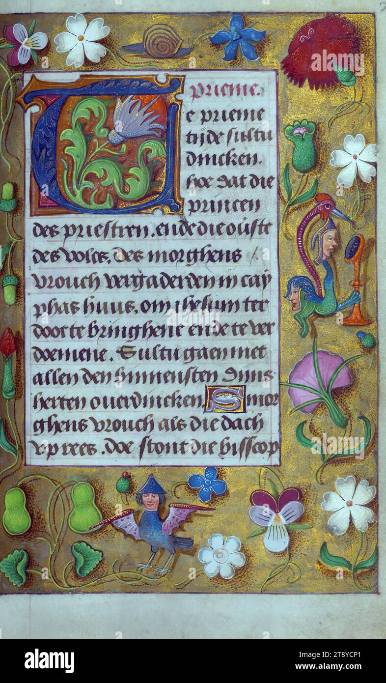 Prayer Book (Use of Rome), Initial, This late fifteenth-century prayer ...