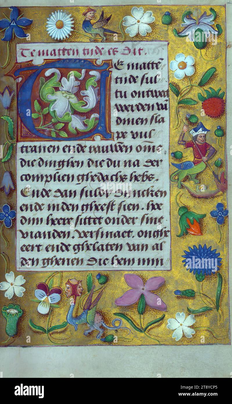 Prayer Book (Use of Rome), Initial, This late fifteenth-century prayer ...