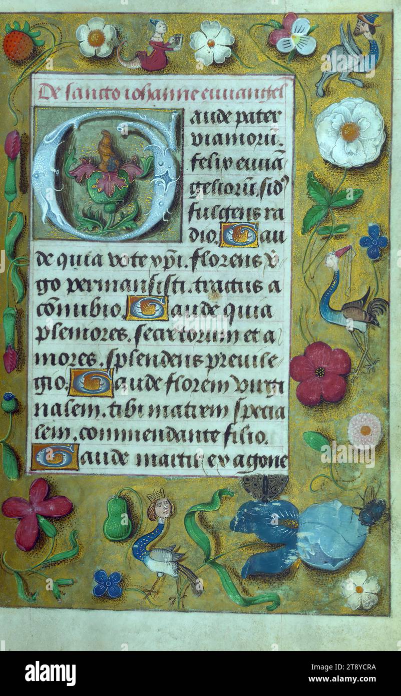 Prayer Book (Use of Rome), Initial, This late fifteenth-century prayer ...