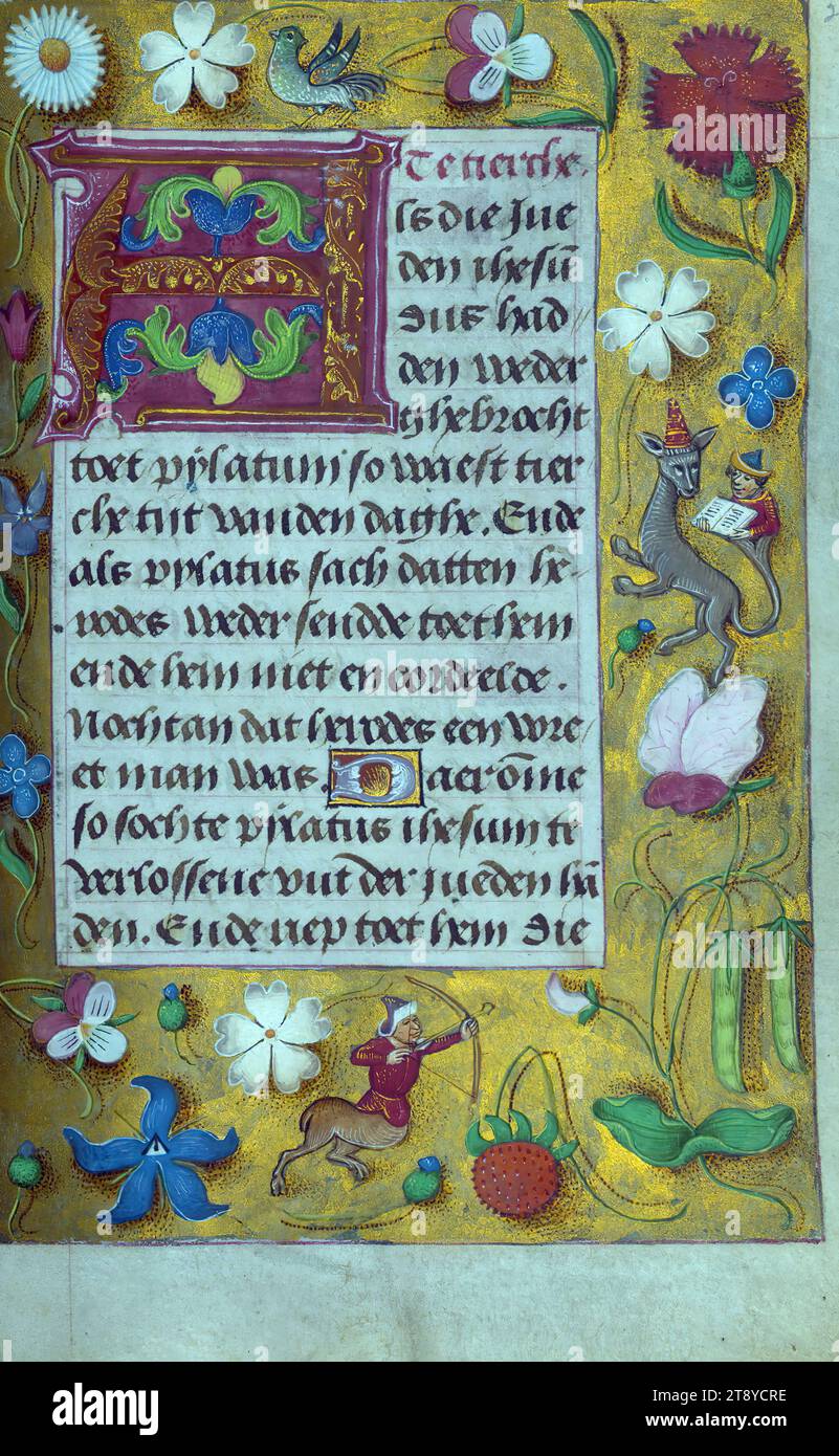 Prayer Book (Use of Rome), Initial, This late fifteenth-century prayer ...