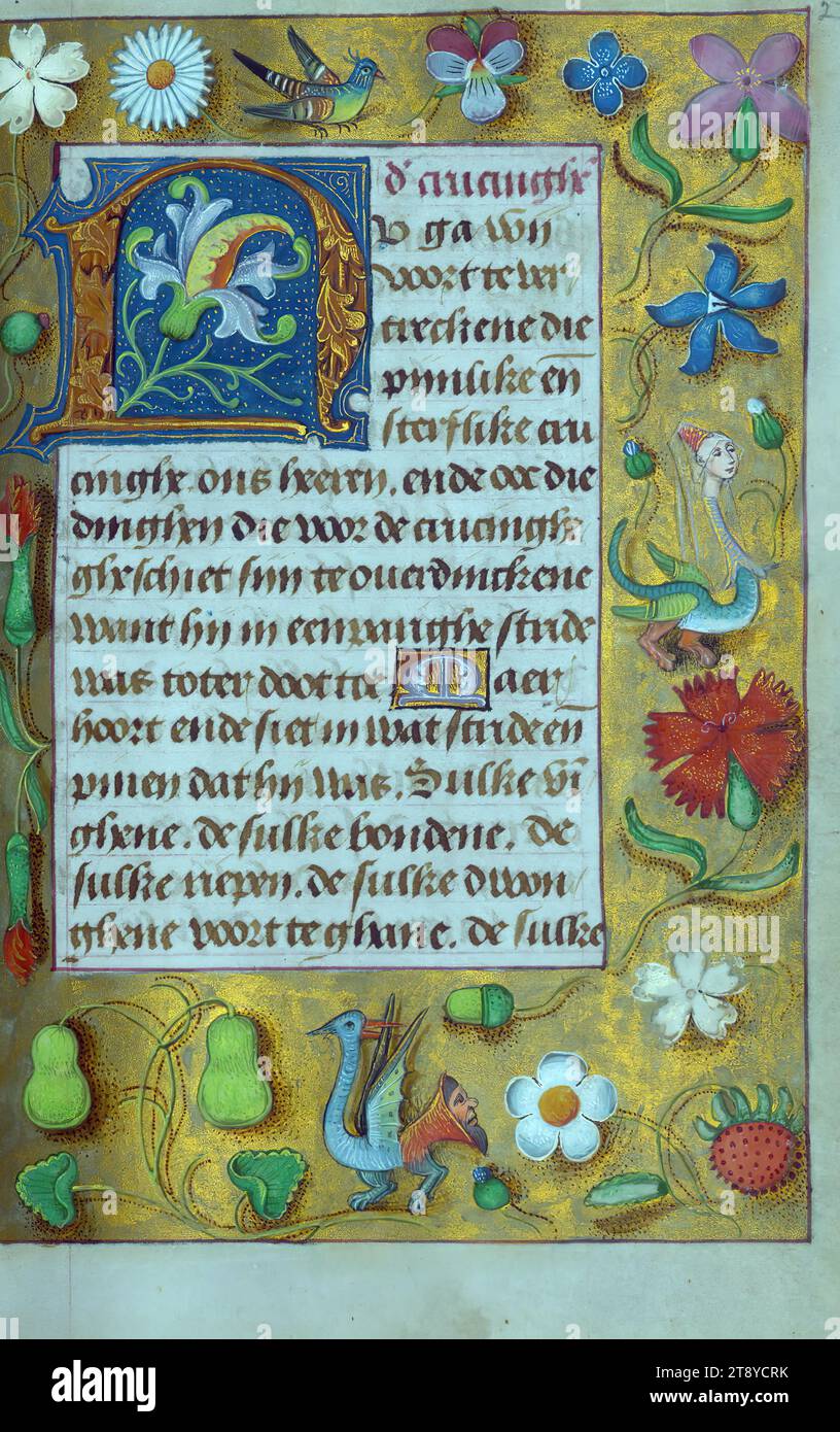 Prayer Book (Use of Rome), Initial, This late fifteenth-century prayer ...