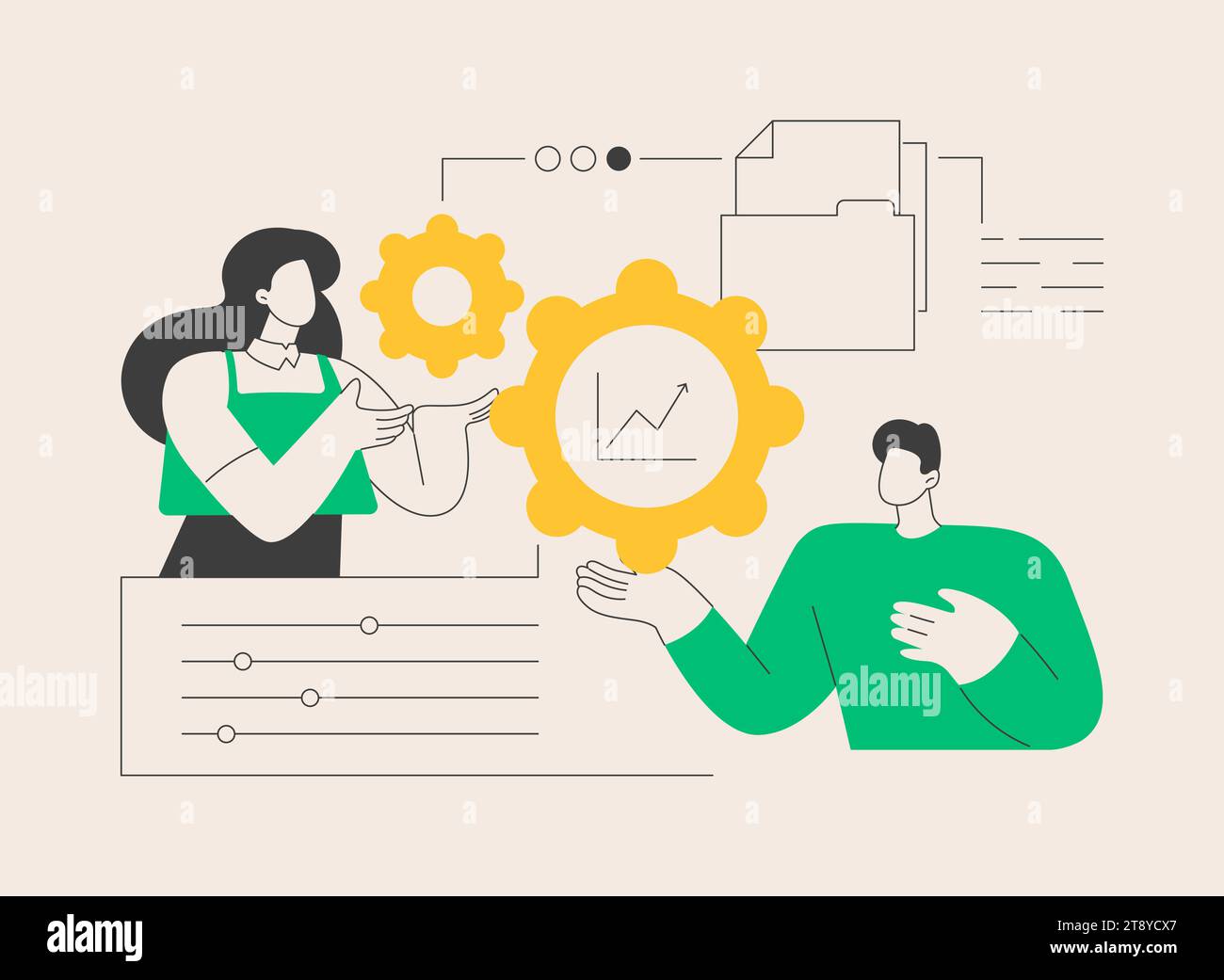 Productivity abstract concept vector illustration Stock Vector Image ...