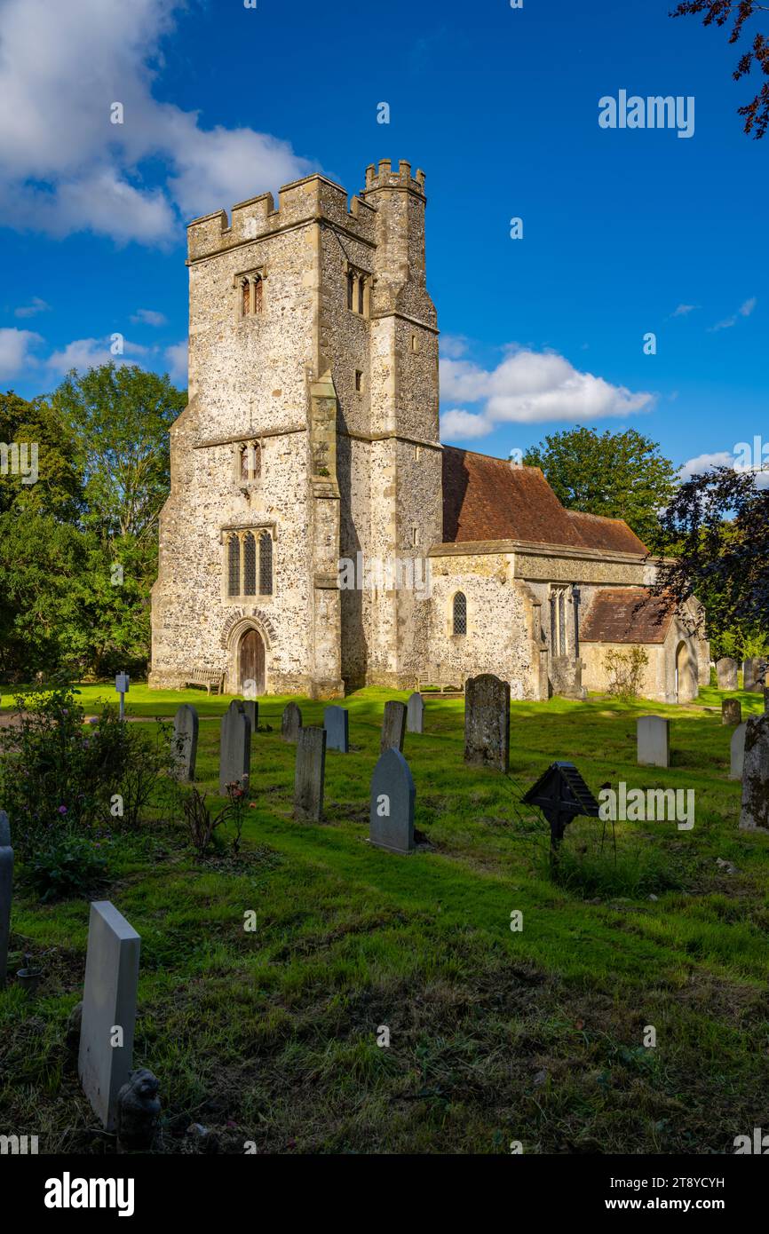 Graveyard & old church hi-res stock photography and images - Alamy