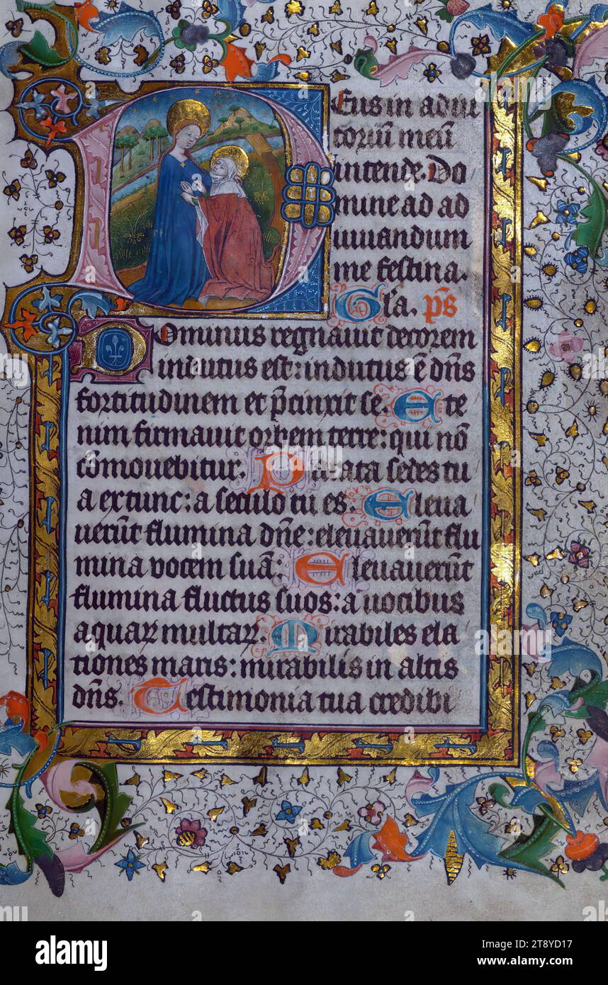 Book of Hours, Use of Augustinian Canons of Windesheim Chapter, Initial ...