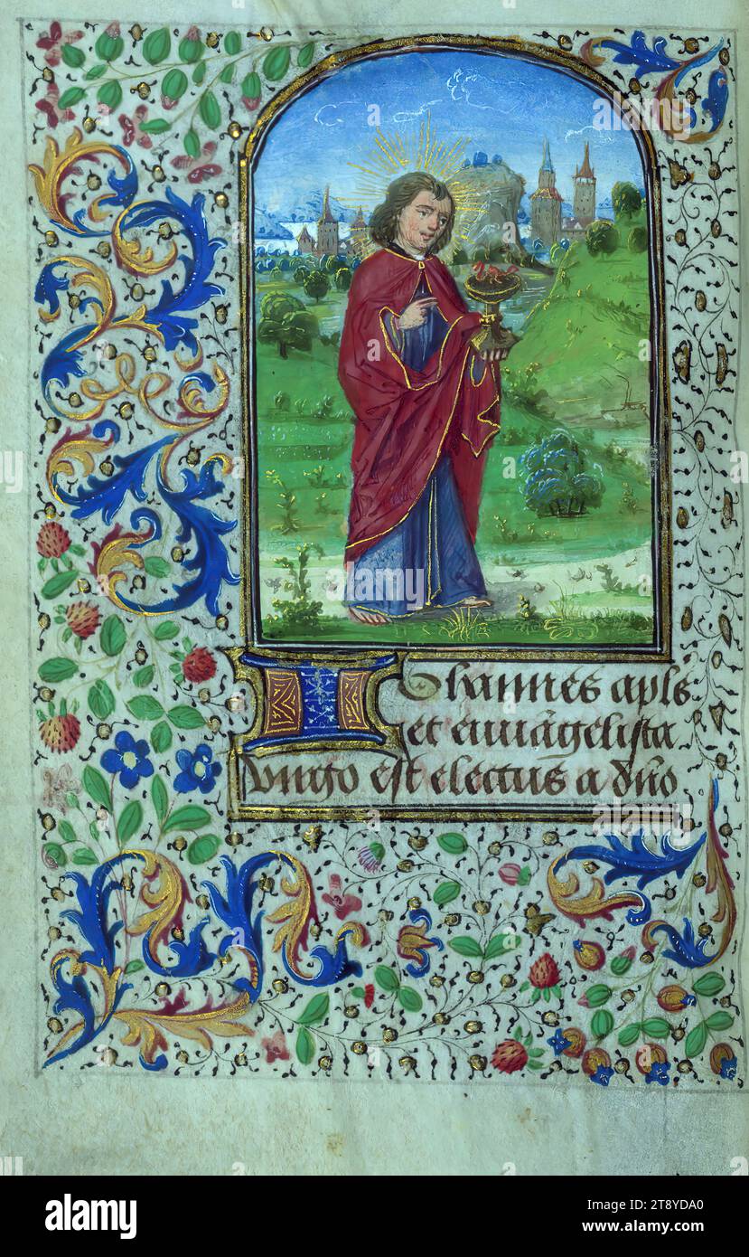 Evangelist blesses poisoned chalice hi-res stock photography and images ...