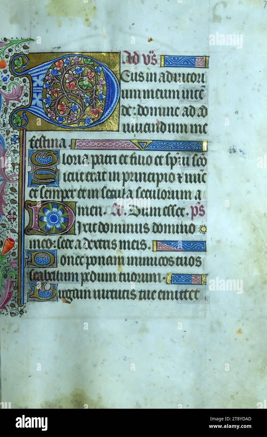 Book of Hours (Use of Rome), Initial D, This Book of Hours was produced ...