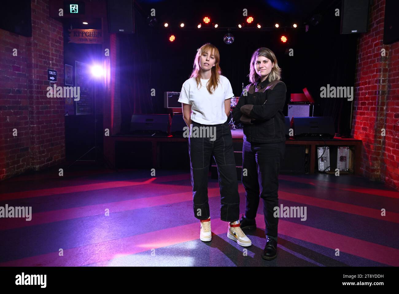 Melbourne, Australia. 20th Nov, 2023. Sophie Payten (left) and Alex ...