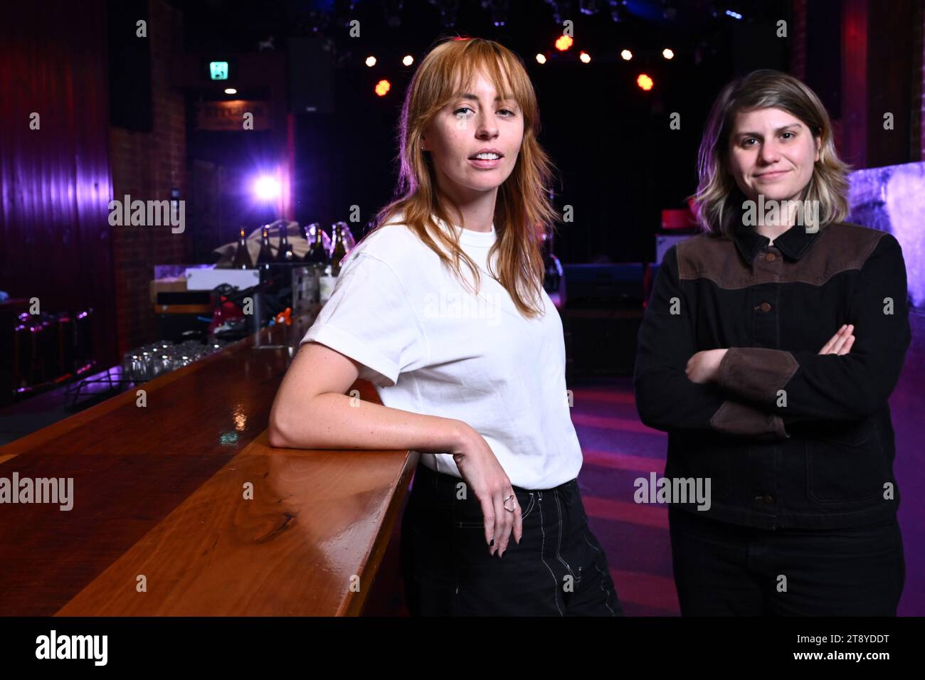 Melbourne, Australia. 20th Nov, 2023. Sophie Payten (left) and Alex ...