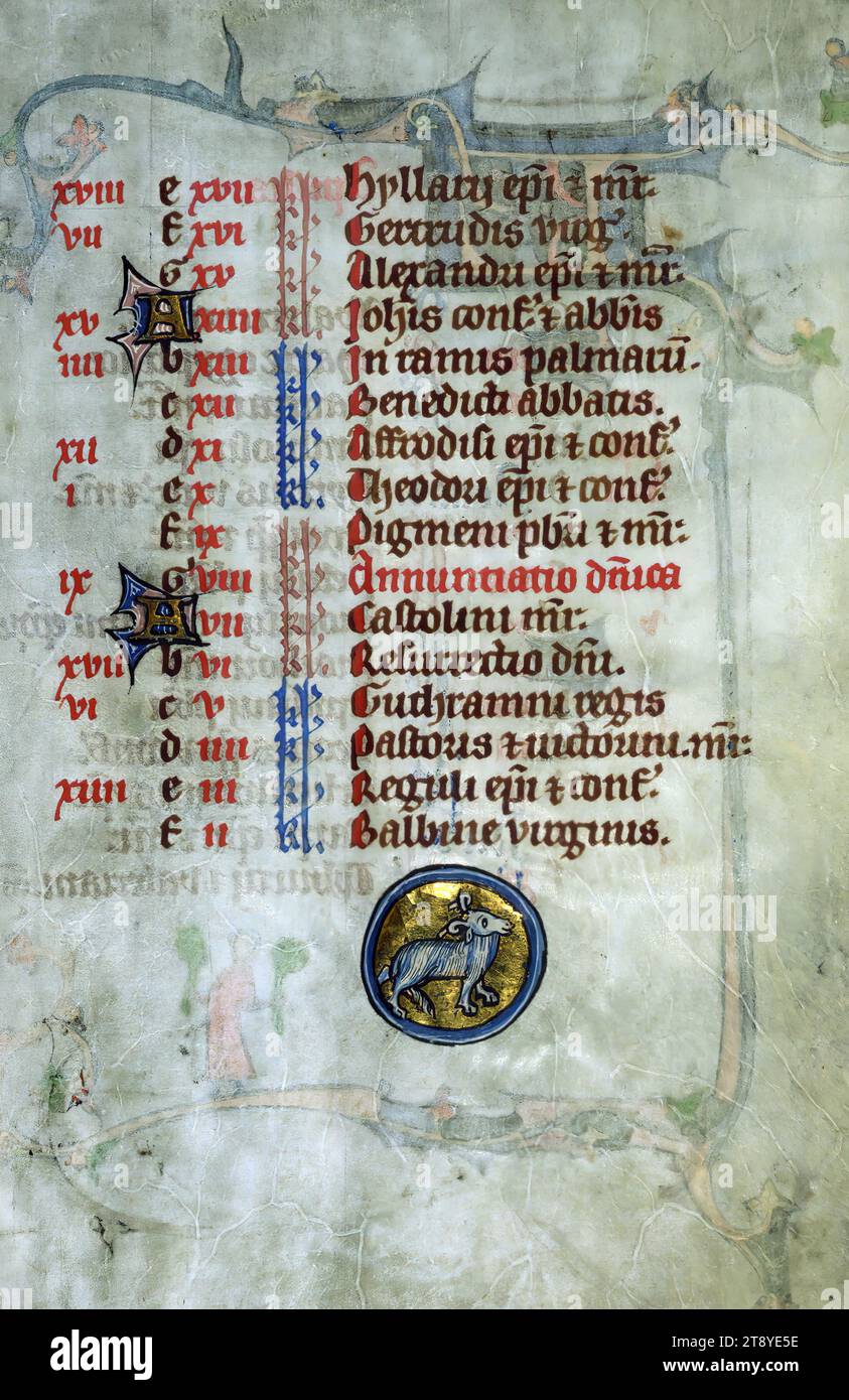 Flemish calendar hi-res stock photography and images - Alamy