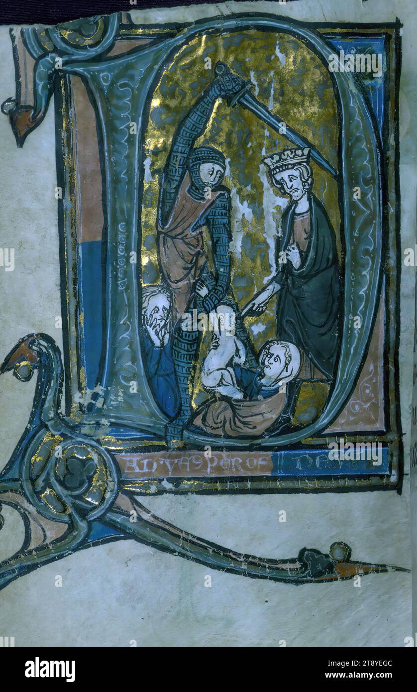 Book of Hours, Initial 'D' with the Massacre of the Innocents, This small, early Book of Hours ...