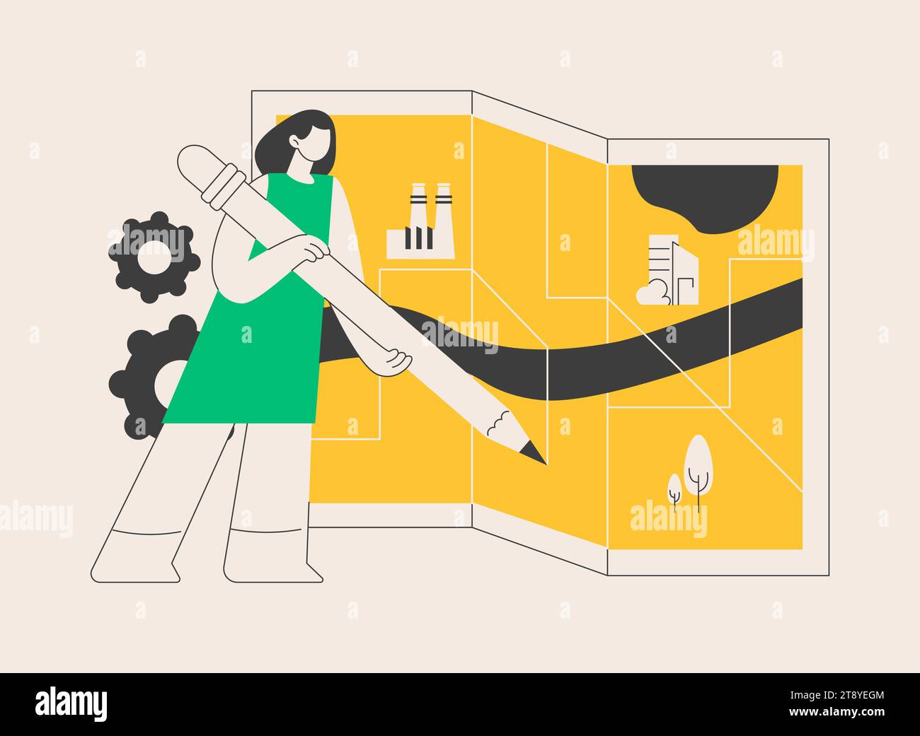 Area management abstract concept vector illustration Stock Vector Image ...