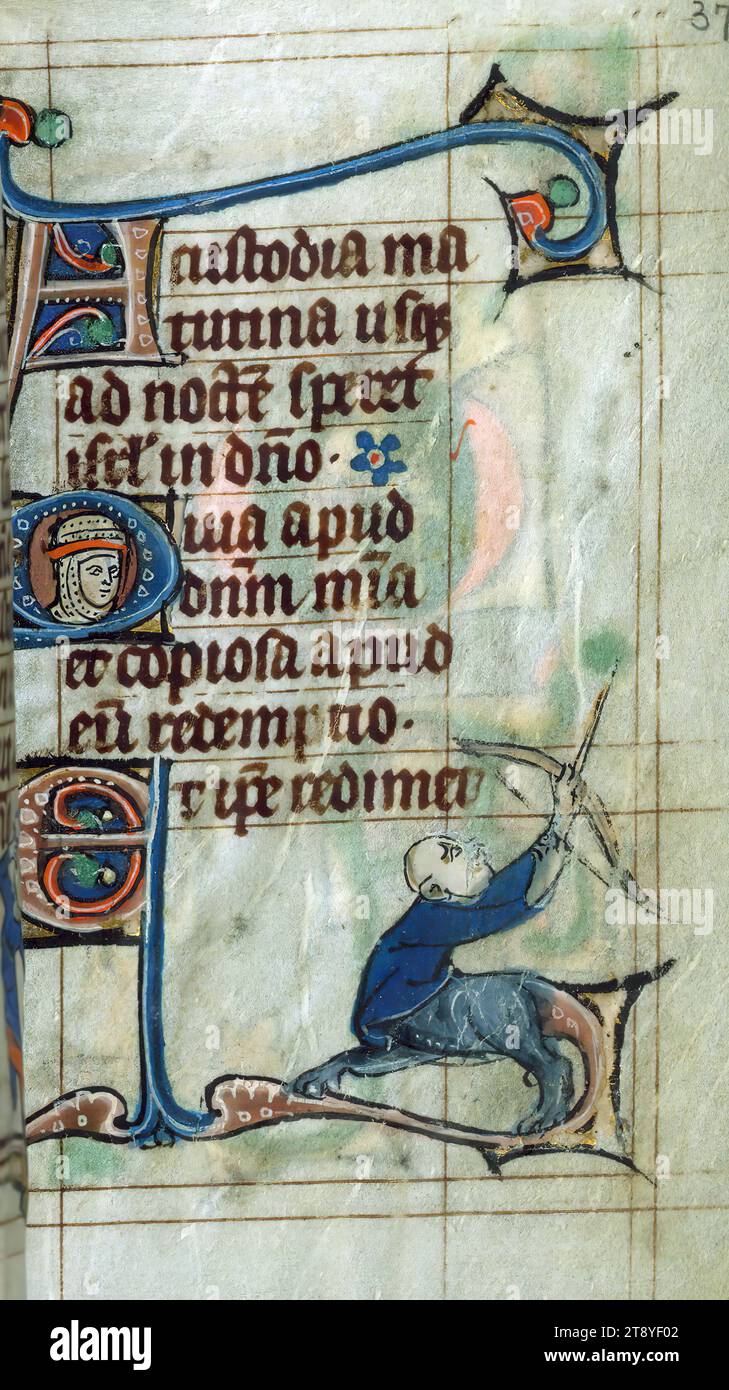 Book of Hours (incomplete), Marginalia, This fragmentary Book of Hours ...