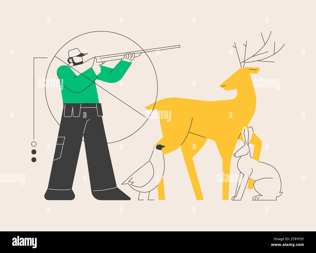 Hunting regulations abstract concept vector illustration Stock Vector ...