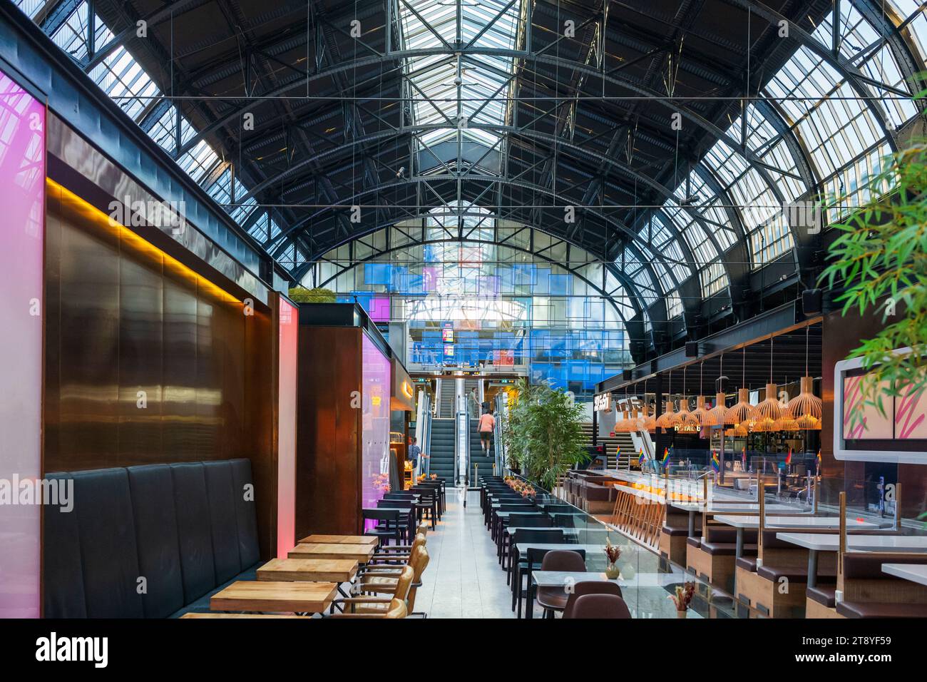 Oslo, Norway, June 21, 2023: Oslo Central Station is the main railway ...