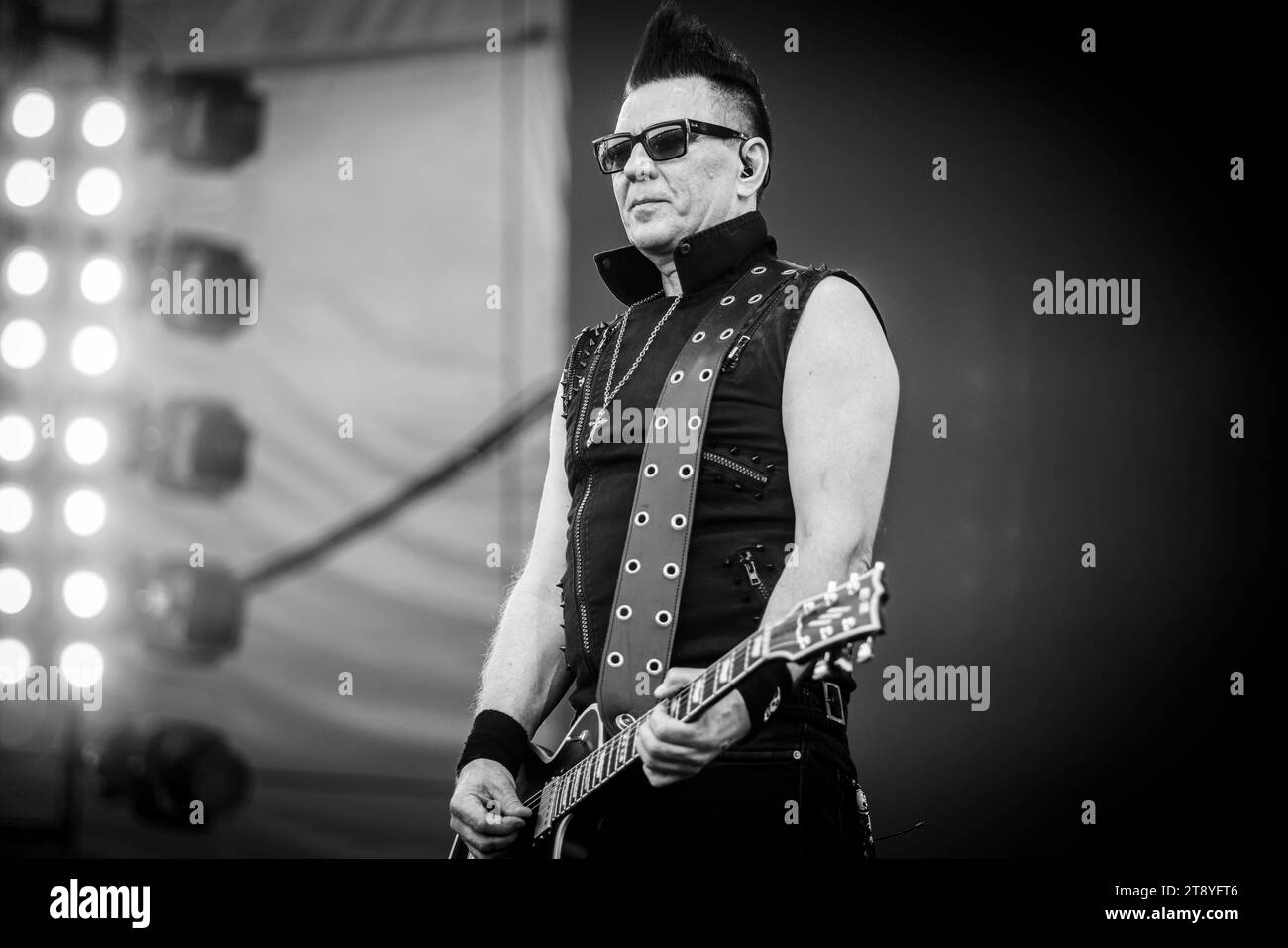 TOLUCA, MEXICO - NOVEMBER 4: Timo-Timo of The 69 Eyes performs during a ...