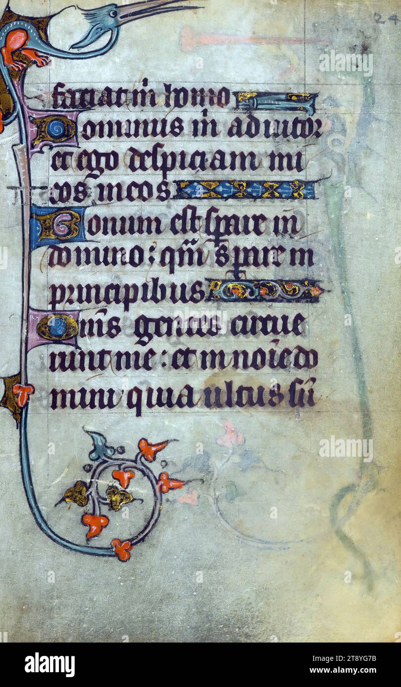 Incomplete Book of Hours, Marginalia, This Book of Hours was made ca ...