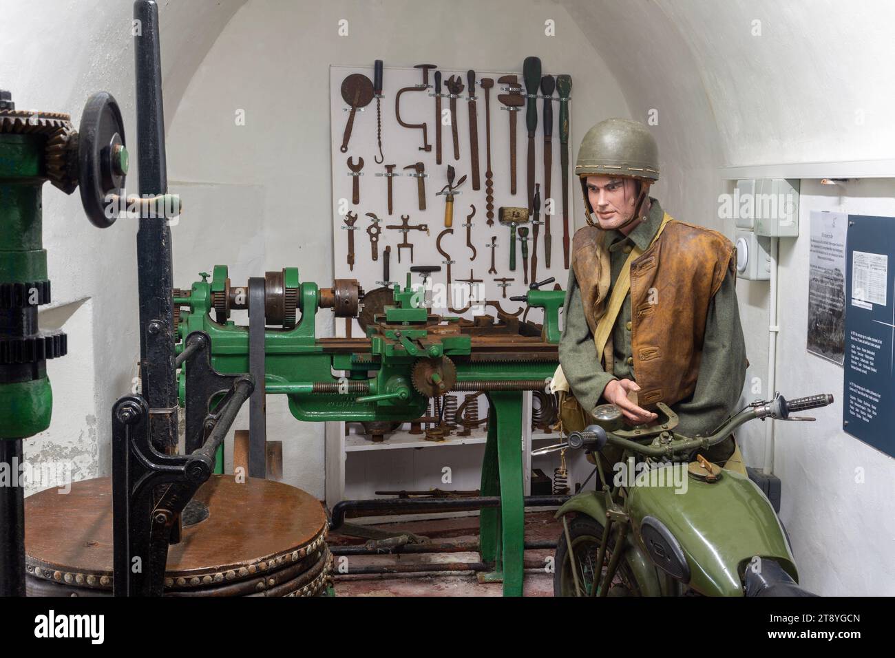 Workshop, Fort Dunree Military Museum, County Donegal, Ireland Stock ...