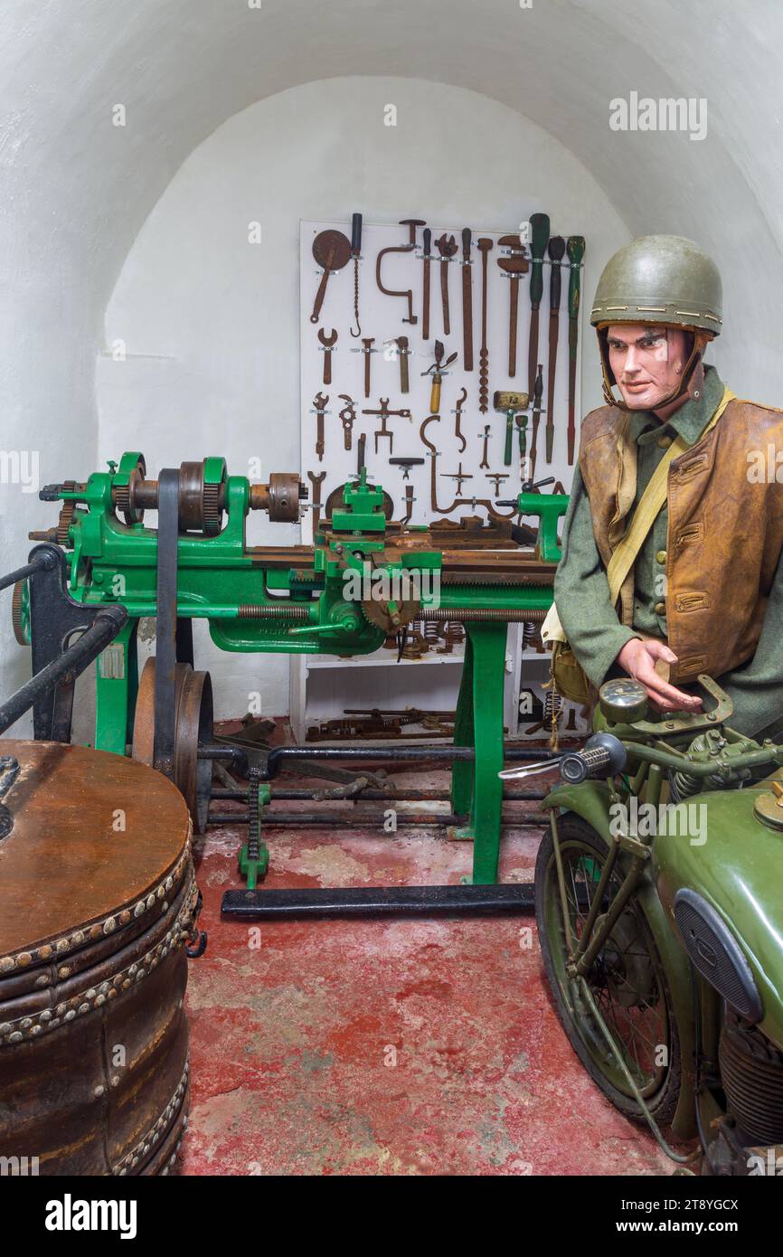 Workshop, Fort Dunree Military Museum, County Donegal, Ireland Stock ...