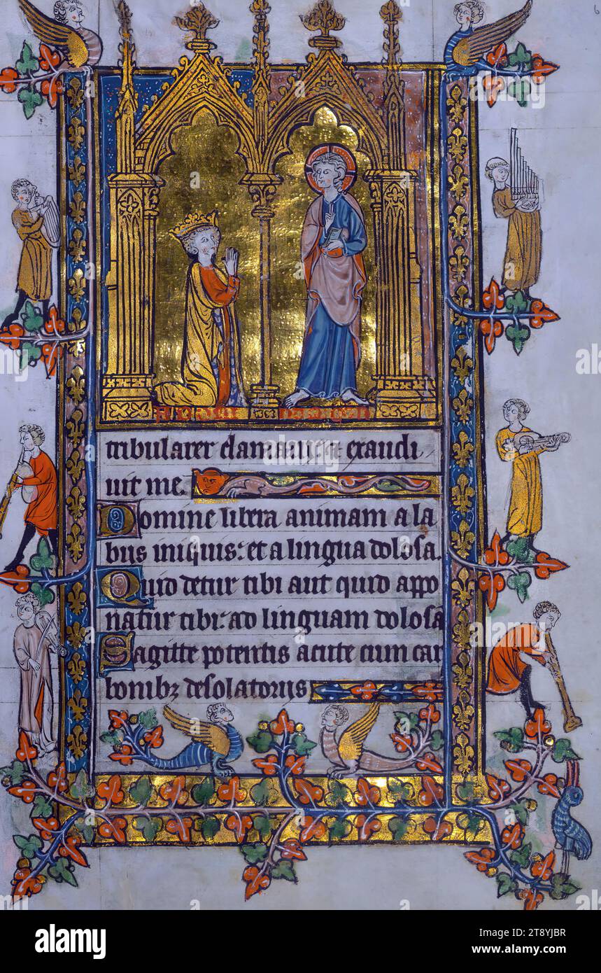 King david manuscript france hi-res stock photography and images - Alamy