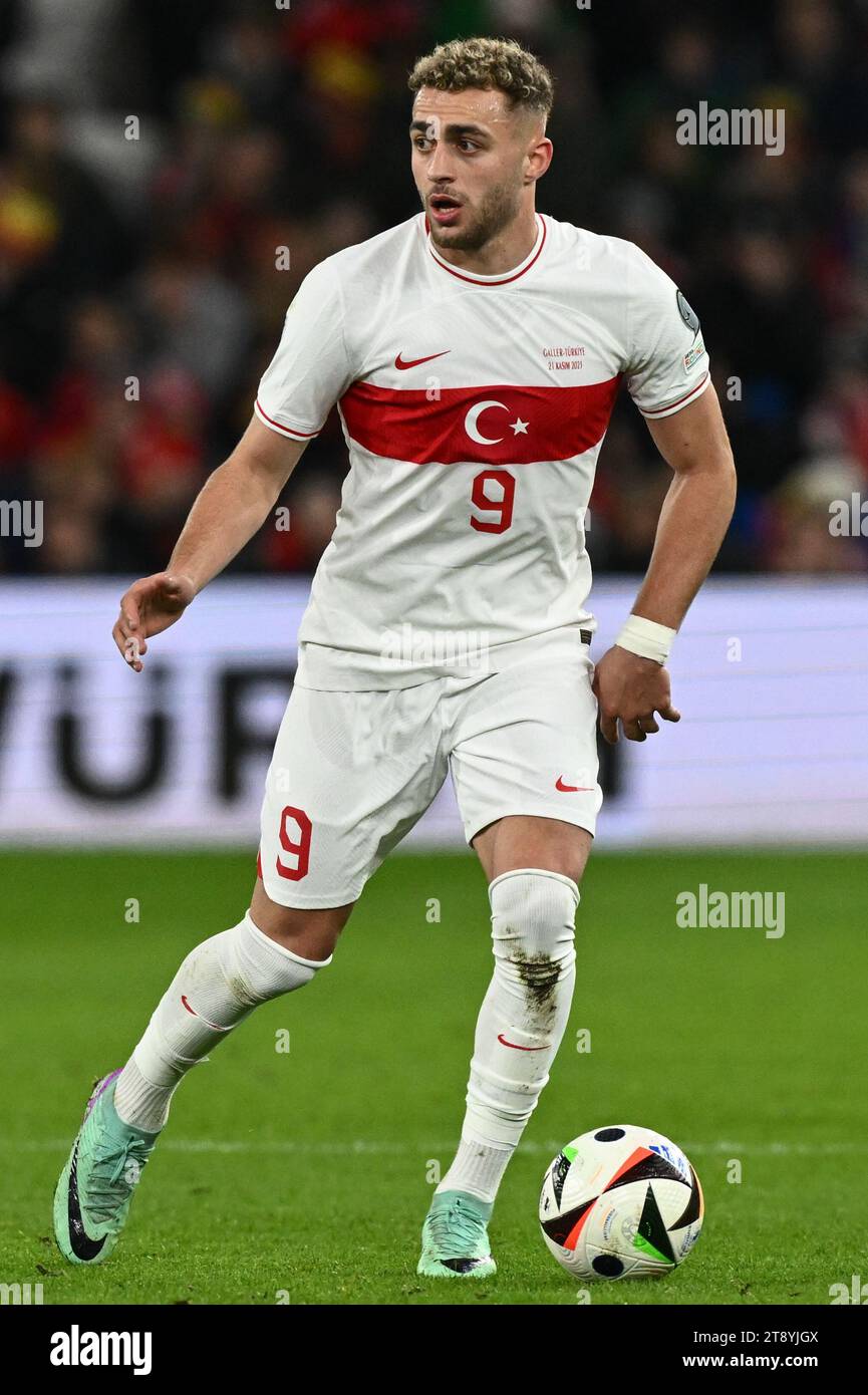 Cardiff, UK. 21st Nov, 2023. Baris Alper Yilmaz of Turkey during the ...