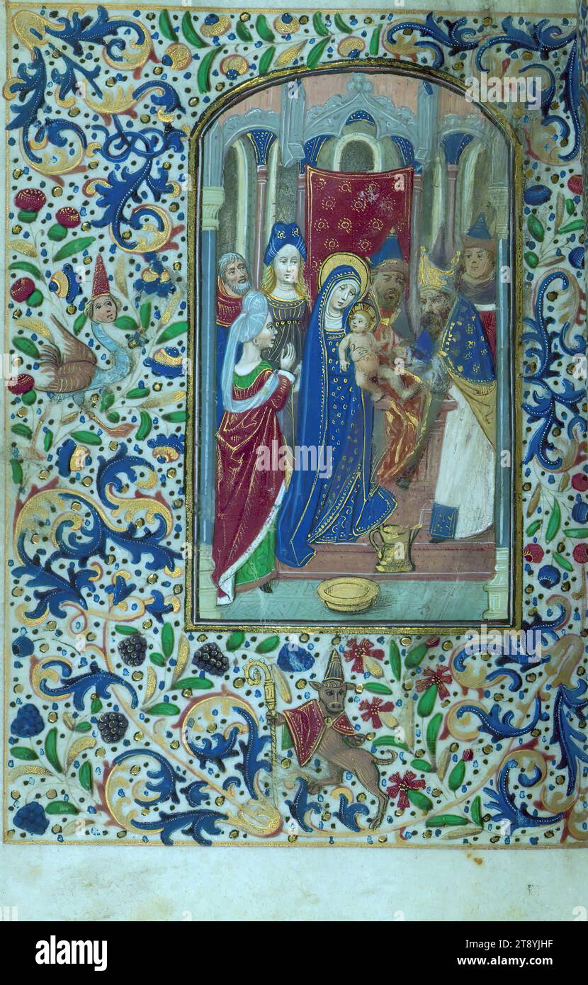 Book of Hours, Circumcision, This Book of Hours was illuminated between ...