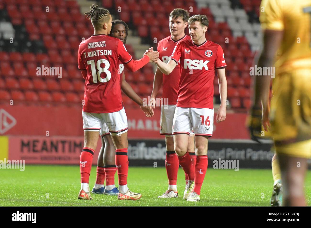London, England. 21st Nov 2023. Conor McGrandles of Charlton Athletic ...